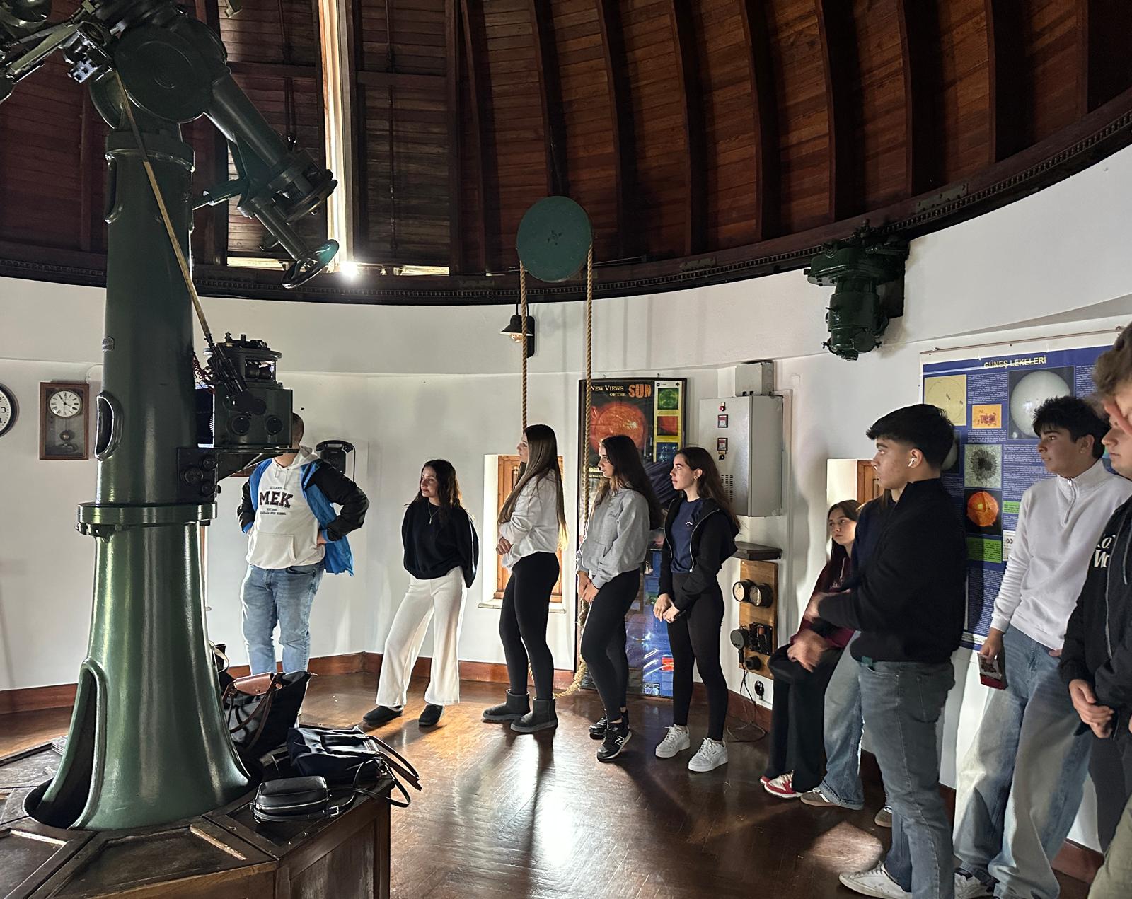 Fen Lisesi Öğrencilerimiz, Kandilli Rasathanesi’ni Ziyaret Etti